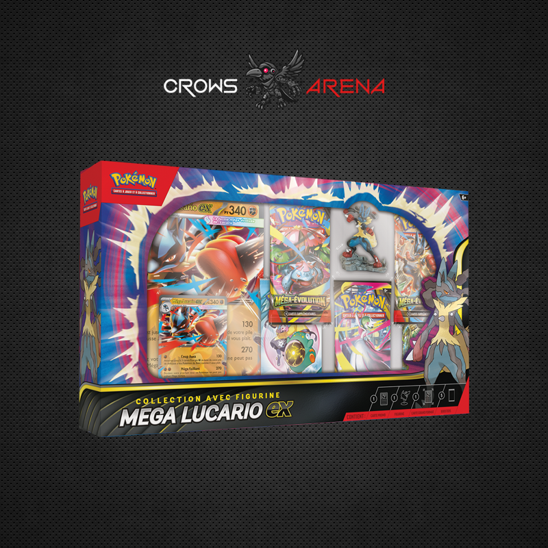 Pokémon - Coffret Collection Figurine - Mega-Lucario EX - FR – Crows Arena